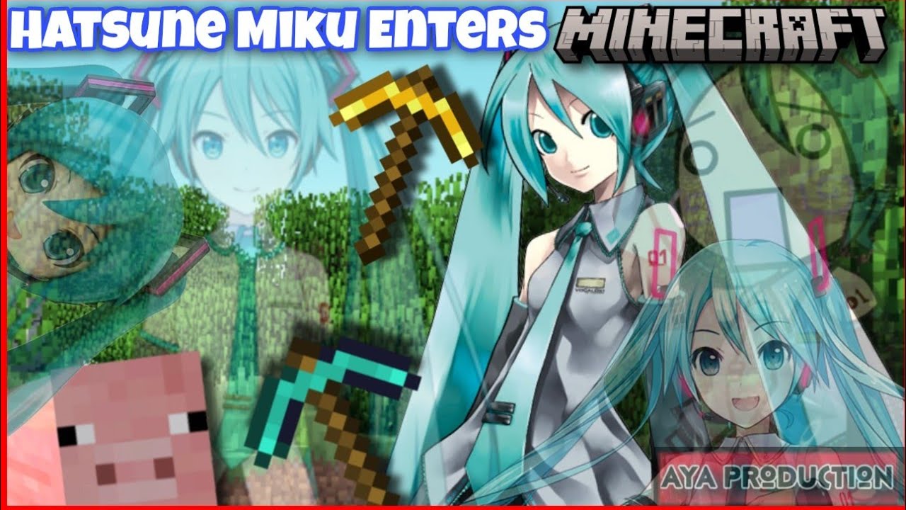 [Hatsune Miku] Hatsune Miku Enters Minecraft! - YouTube