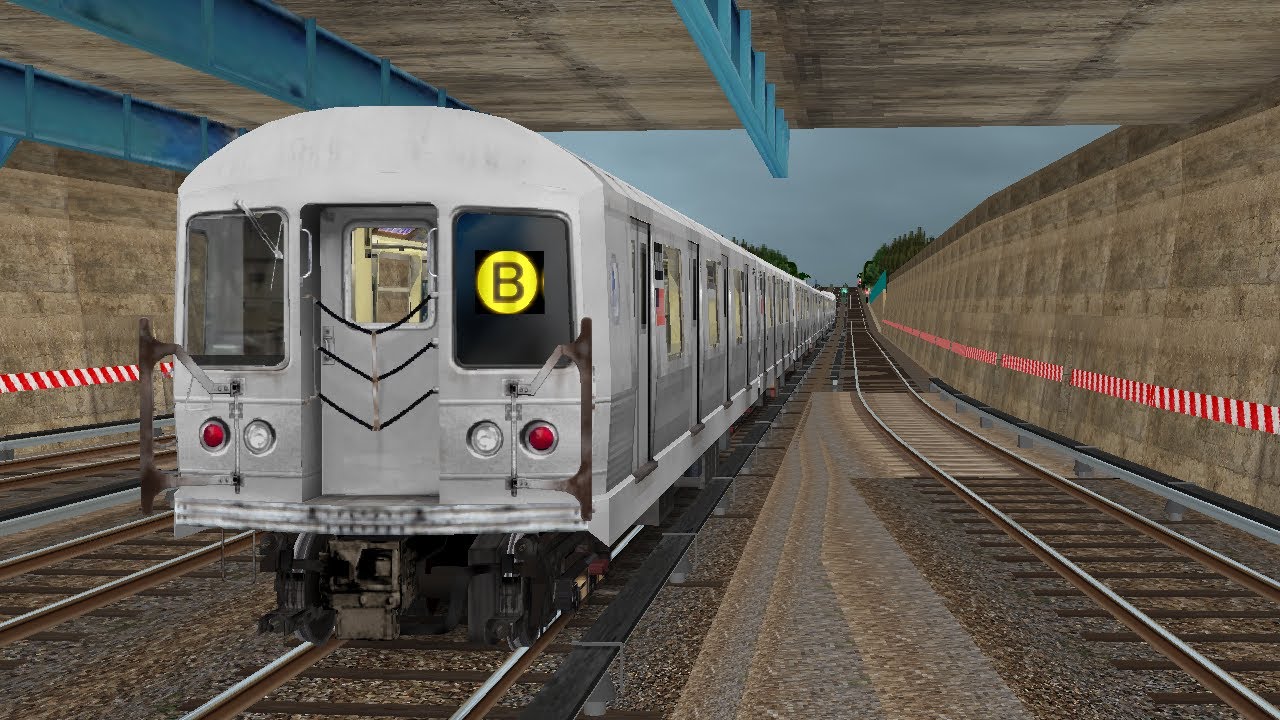 OpenBVE Multiplayer Run: R42 B Train from Queensboro Plaza to Brighton ...