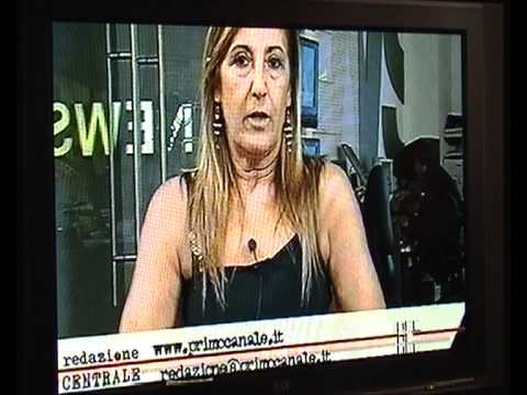 Primocanale intervista ad Anna Massone x manifestazione blu area - YouTube