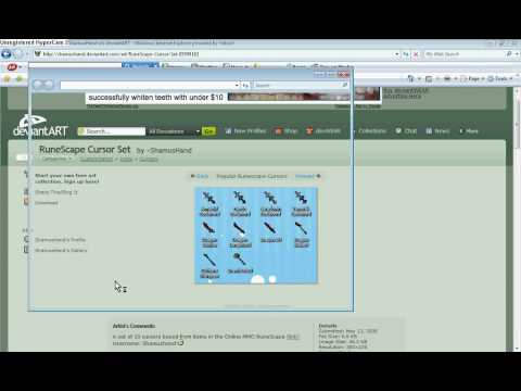 How to get a runescape cursor - YouTube