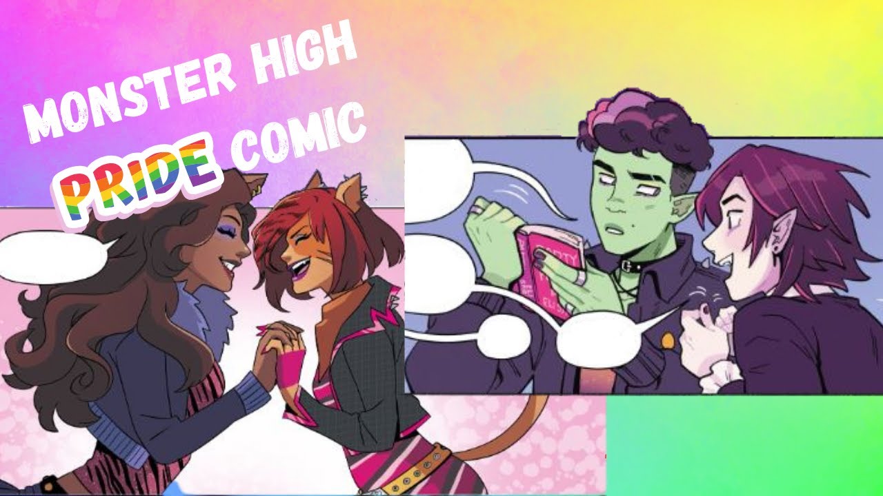 Monster High Pride Comic Review - G1 Toradeen & Spellentine!! - YouTube