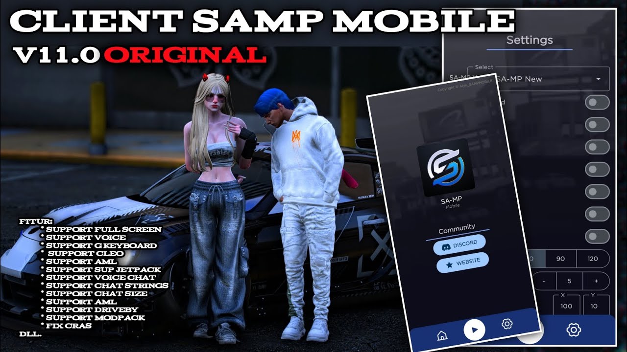 SHARE CLIENT SAMP ALYN V11.0 ORIGINAL || GTA SAMP ANDROID - YouTube