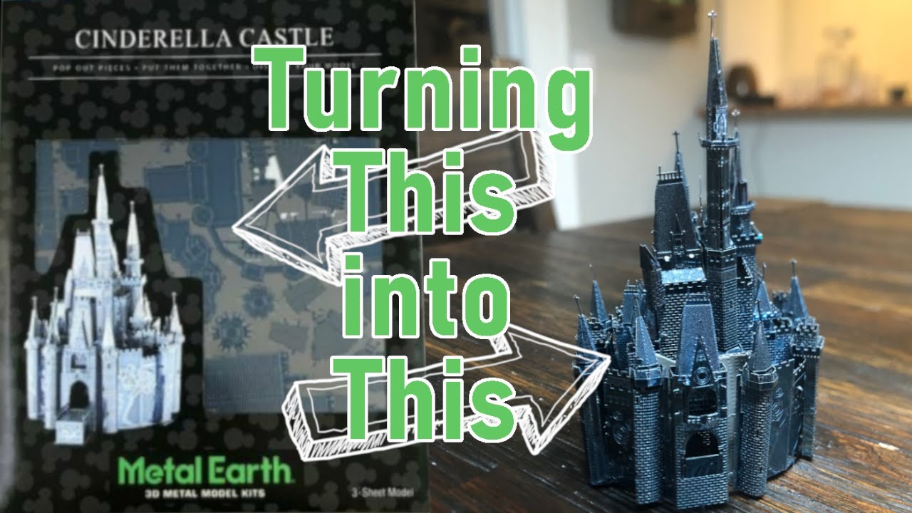 Metal Earth Cinderella's Castle - YouTube