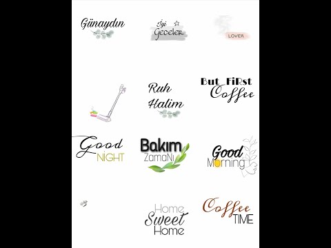 Storieleriniz ve görselleriniz için sticker yapımı