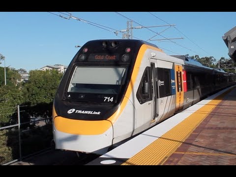 Trains and Buses at Nerang - Gold Coast Transport - YouTube