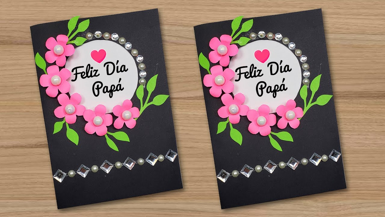 🌺Tarjeta para el Día del Padre🌺 Card Fathers Day 💖 Easy and Beautiful ...