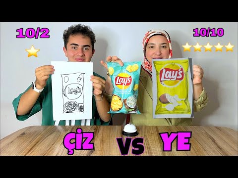 ÇİZ ya da YE ÇİZİM YARIŞMASI (CEZALI) En İyi Çizen Kazanır !!!