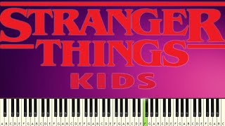 Stranger things - Kids - PIANO TUTORIAL Chords - Chordify