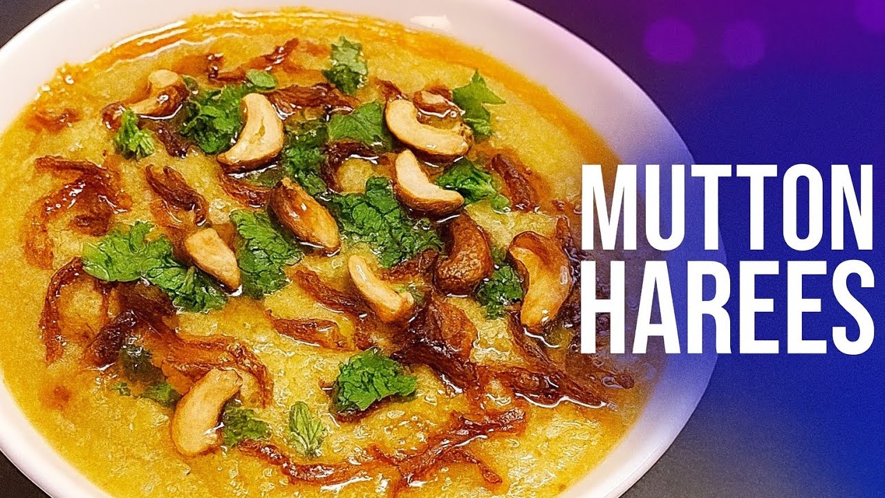 Mutton Harees Recipe | Hyderabadi Style Mutton Harees Recipe | Harees ...
