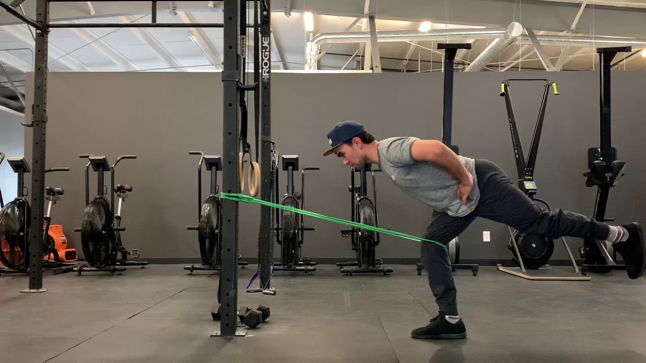 Banded Knee Single Leg RDL - YouTube