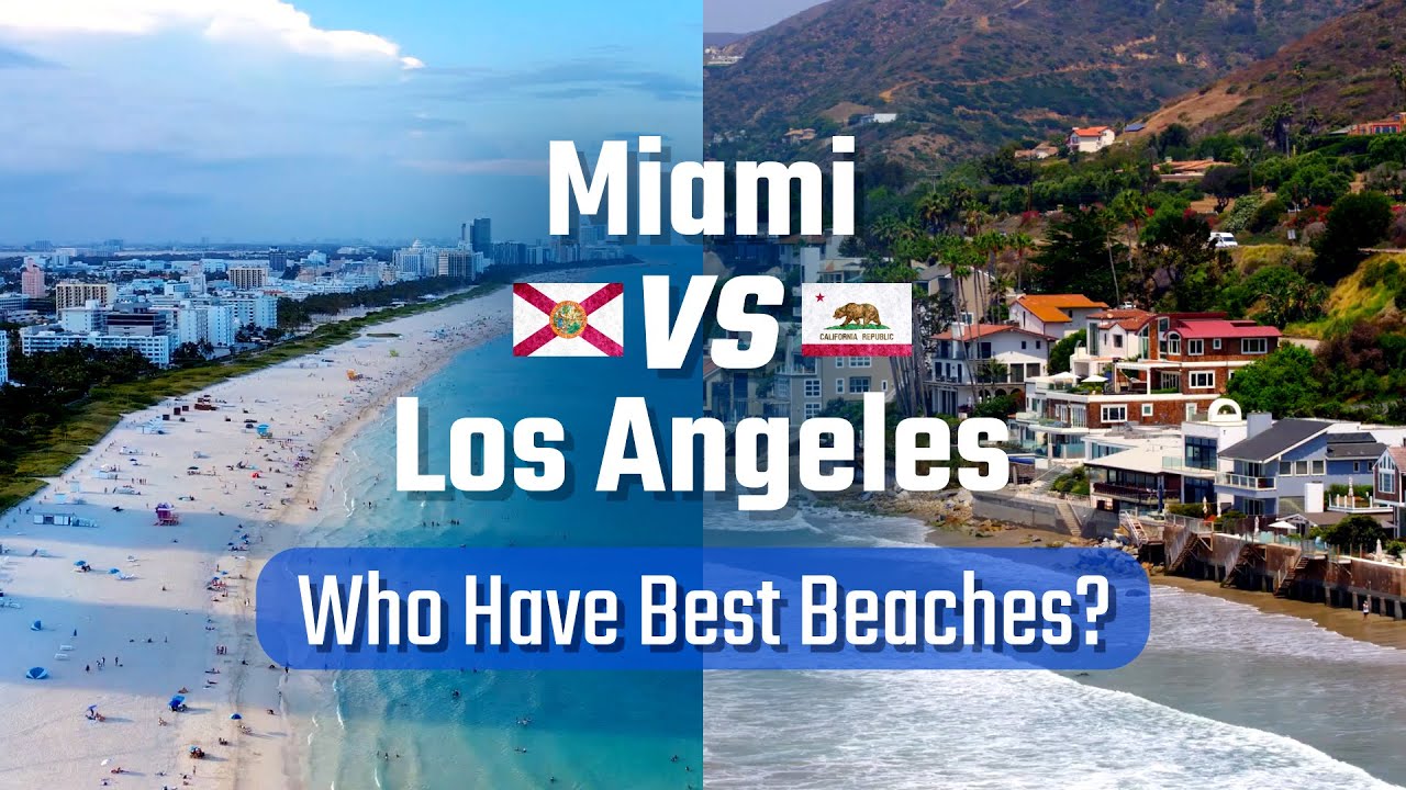 Miami vs Los Angeles - Who have best beaches? | Globotour - YouTube