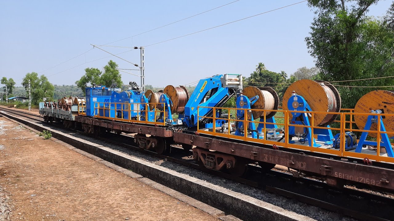 Automatic Wiring train arrives Honnavar | Konkan Railway ...