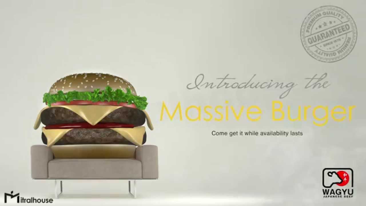 Burger Advertisement Animation - YouTube