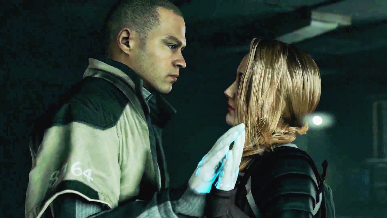 Detroit: Become Human / Marcus & North / First Kiss Scene - YouTube