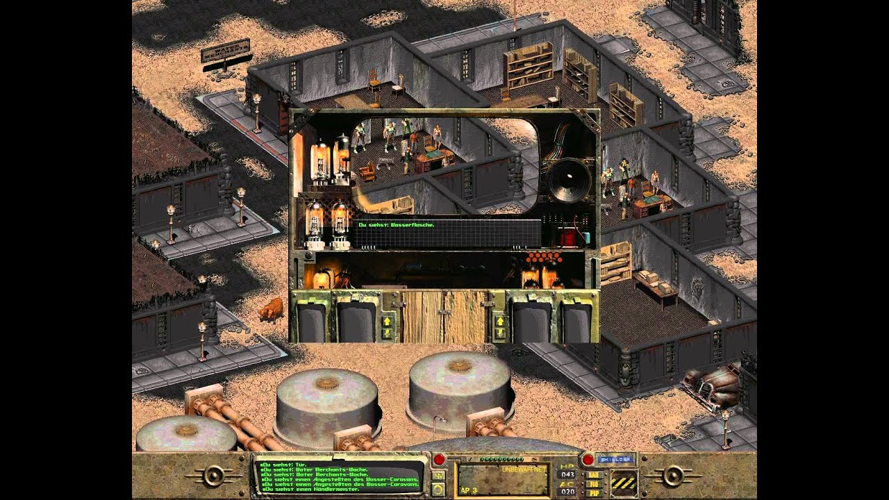 Let´s play Fallout 1 #017 - Water Merchant [Deutsch] - YouTube