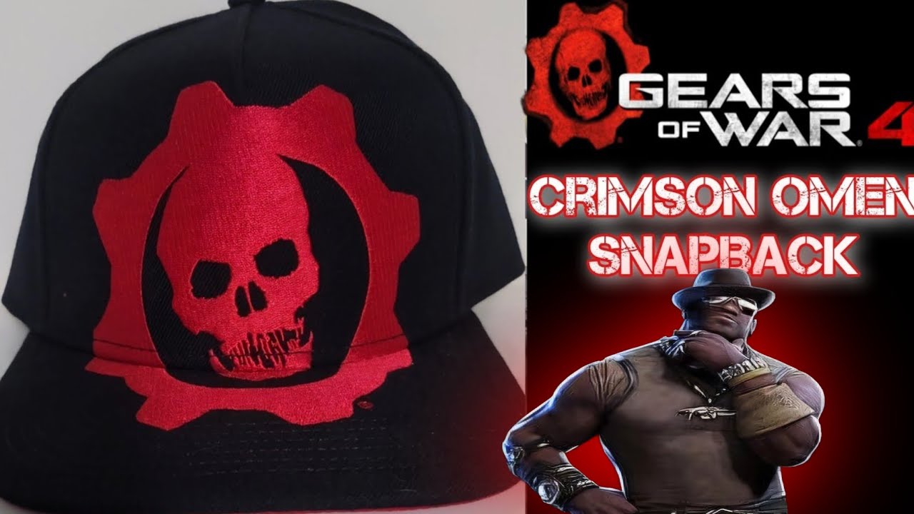 Crimson Omen Lancer Snapback - Gears of War - YouTube