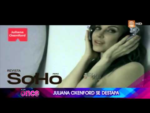 Juliana Oxenford se destapa para Revista \