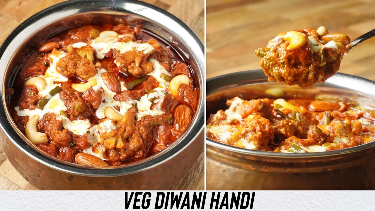 Veg Diwani Handi Recipe | Mix Veg in Creamy Gravy - YouTube