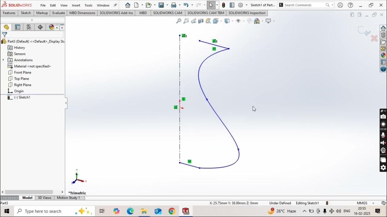 "SolidWorks Tutorial: Revolved Boss Feature Step-by-Step Guide" - YouTube