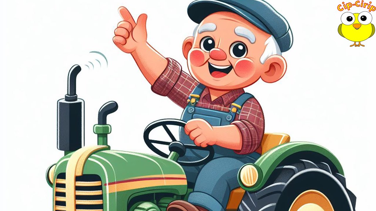 Pe tractor eu mult lucrez si cu asta ma mandresc - Cantece pentru copii ...