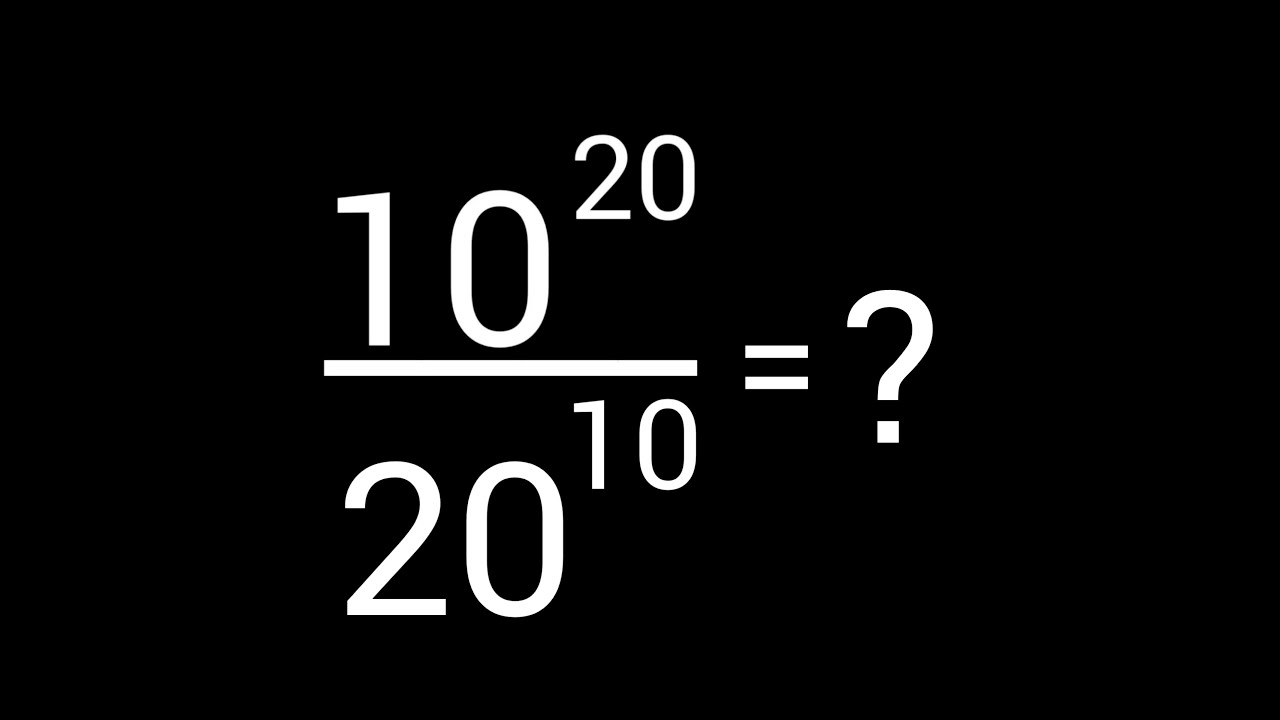 A Nice Power Division Problem | Math Olympiad - YouTube