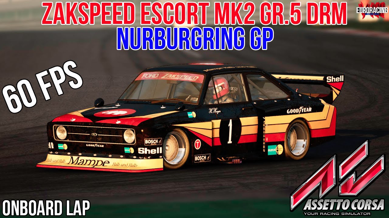 Assetto Corsa | Zakspeed Escort MK2 Gr5 DRM at Nurburgring GP - YouTube