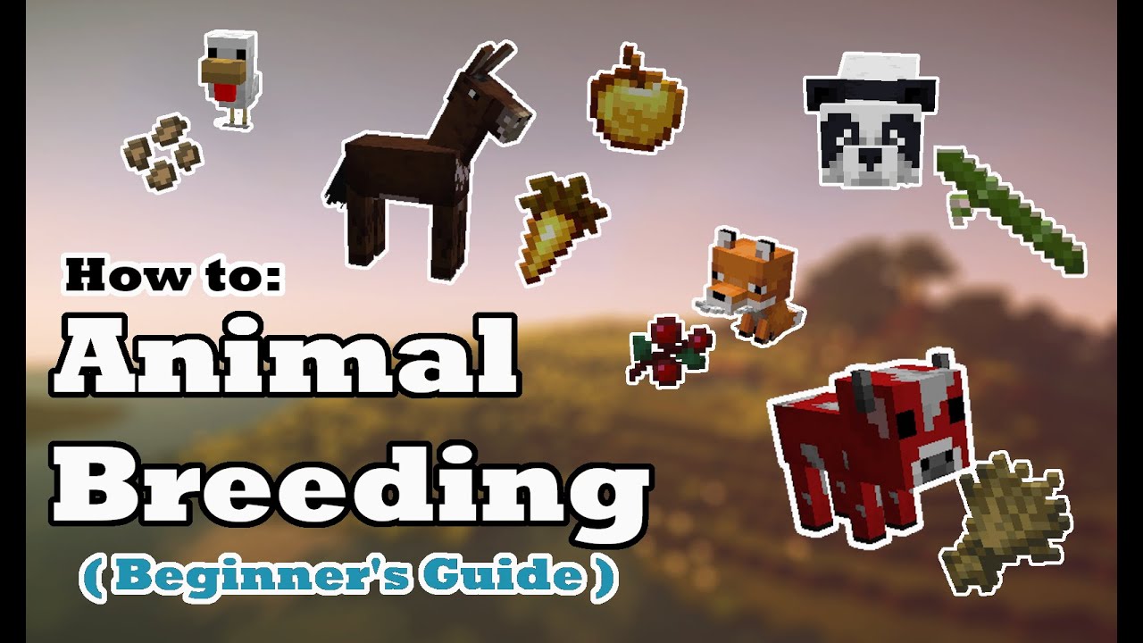 How To: (Tutorial) Breeding all Minecraft Animals 1.15.2 - A Beginner's ...