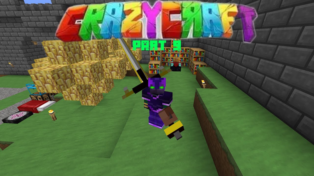 Crazy craft p9 |Opening lucky block and crazy stuff happen!| Crazy ...