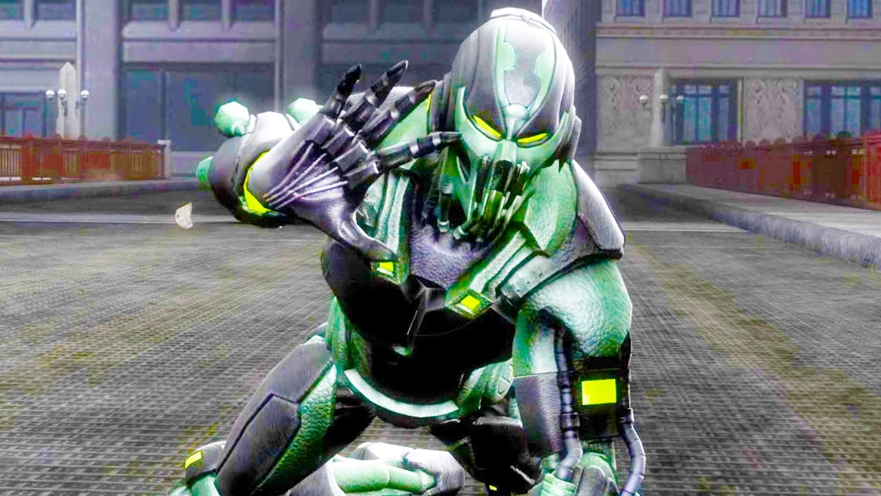Mortal Kombat 9 - All Stage Fatalities on Cyber Reptile Costume Mod 4K ...