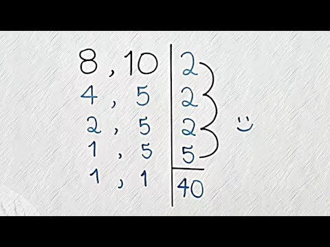 Algoritmo de Cálculo do MMC com 8 e 10 - YouTube