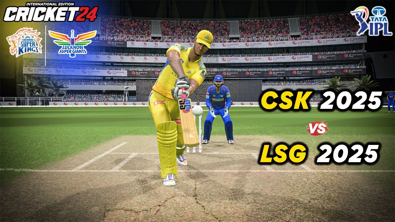 CSK vs LSG - Spinner’s Paradise!! 😍🔥IPL Match 30 in Cricket 24 - YouTube