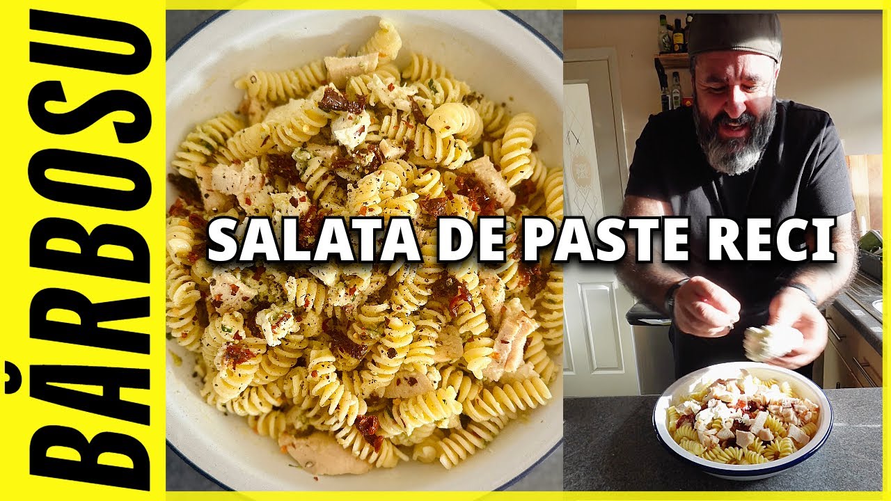 SALATA DE PASTE RECI CU PIEPT DE PUI, MOZZARELA SI PESTO - YouTube