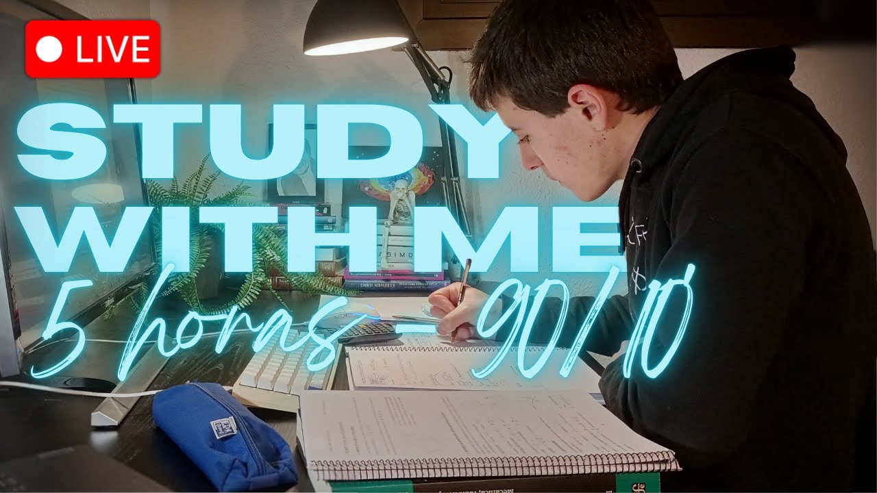 🔴Study With Me de 5 horas para reventar lo' finale' | 90-10 - YouTube