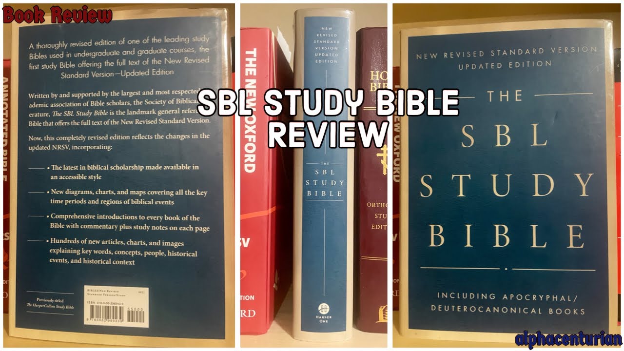 SBL Study Bible Review - YouTube