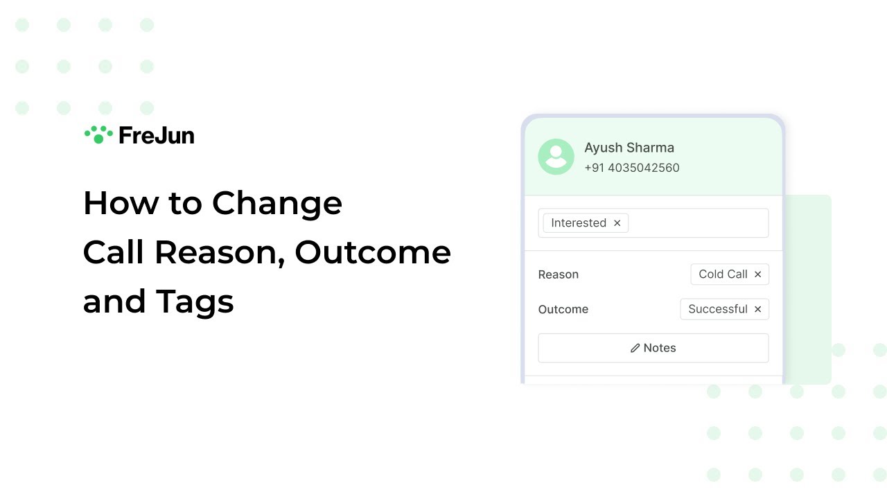 How to Change Call Reasons, Outcomes and Tags - YouTube