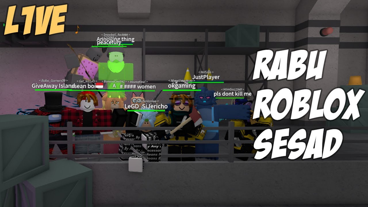 🔴i love rabu(Roblox Live) | 15/6/2022 - YouTube