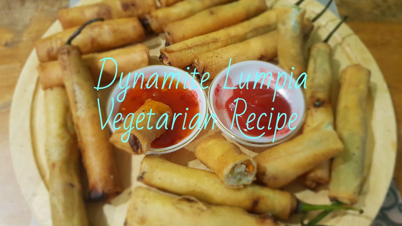 VEGETABLES DYNAMITE LUMPIA, VEGGIES CHILI / SPRING ROLL Lumpia ...