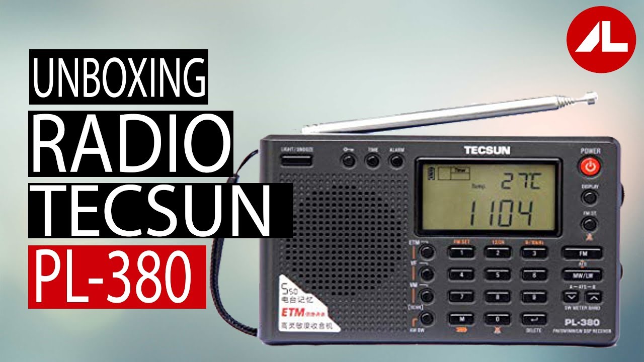 UNBOXING RADIO TECSUN PL-380 HD 720p - YouTube