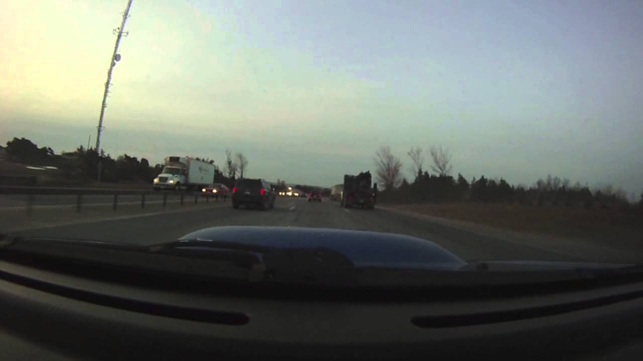 Tractor Trailer loses wheels on hwy 400 - YouTube