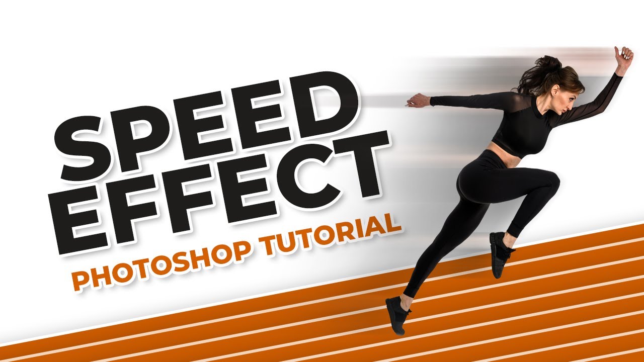 Create Speed Effect In Photoshop - YouTube