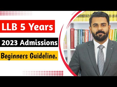 Admissions in LLB 5 Years 2023 | LLB Admissions 2023 | A step-by-step ...