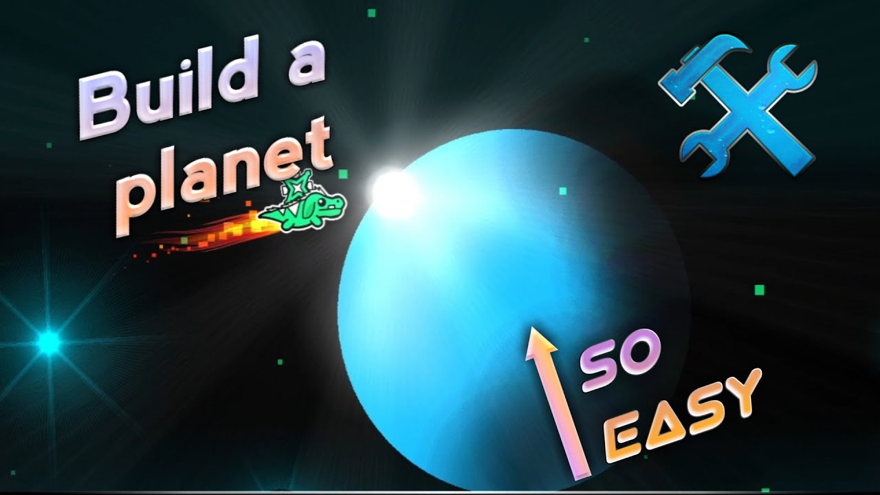 How to build a planet in geometry dash (tutorial for begginers) (GD 2. ...