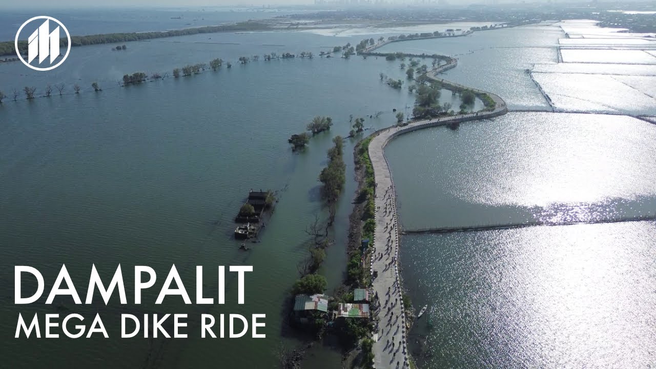 Dampalit Mega Dike - Bike Ride - YouTube