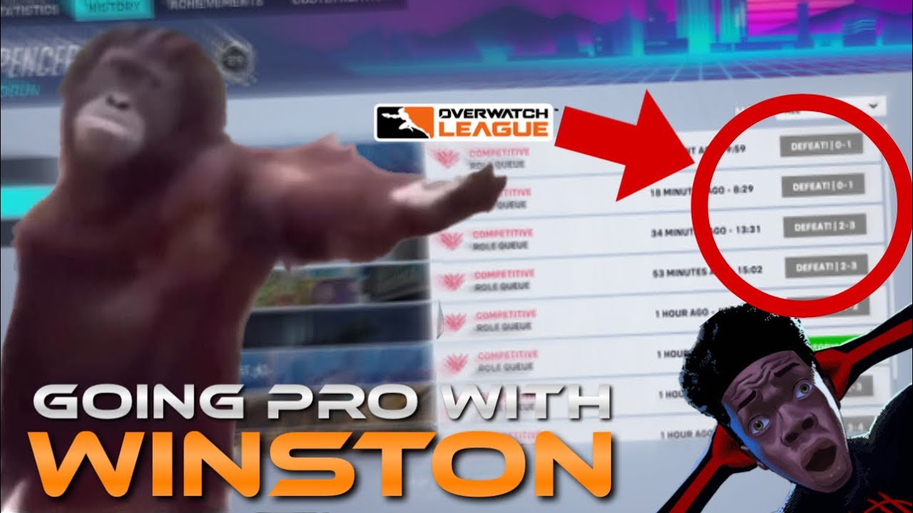 *Totally* Dominating PC Lobbies as Winston in Overwatch 2 - YouTube