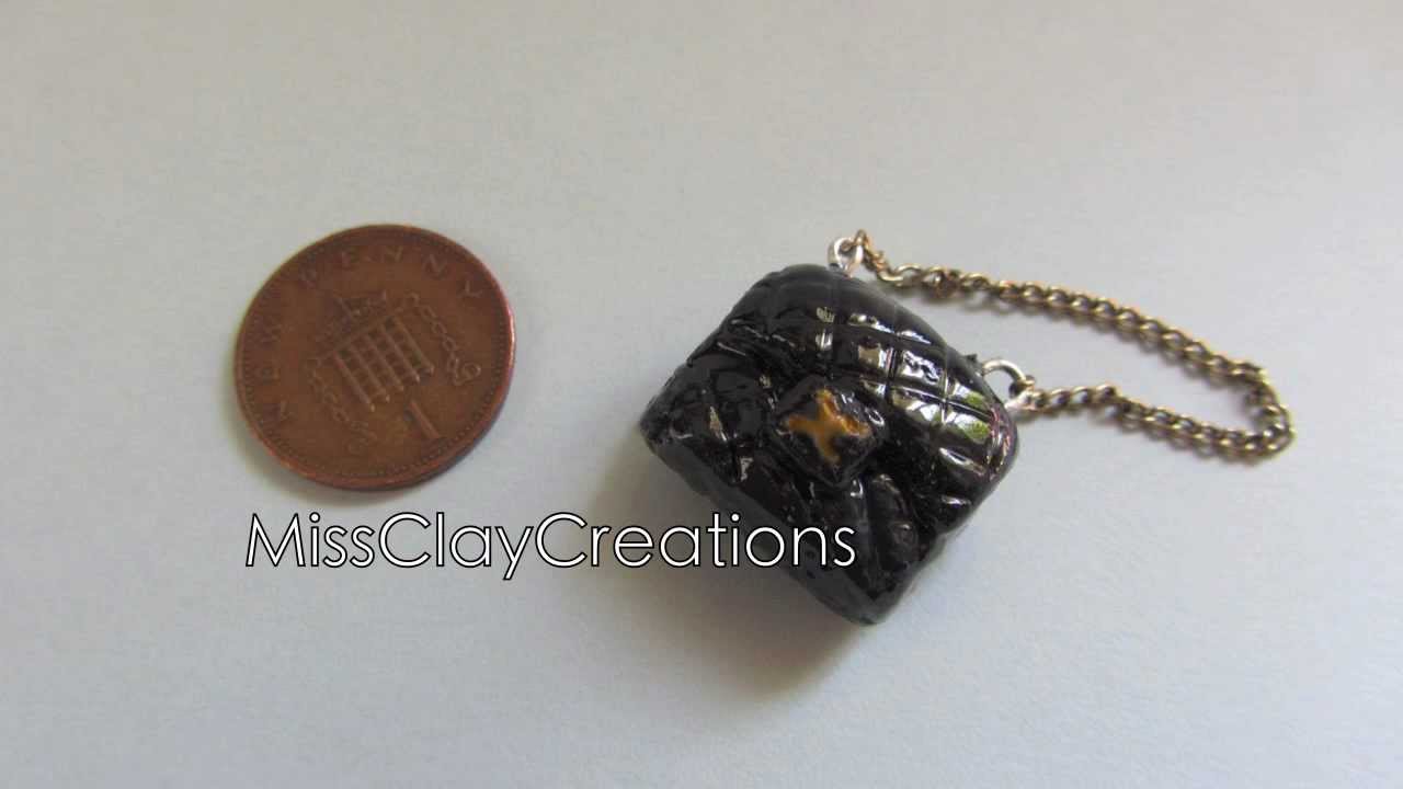 Clay Chanel Bag Tutorial by MissClayCreations - YouTube