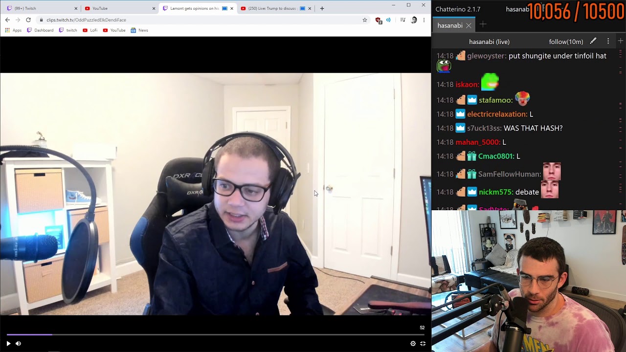 Hasan Reacts to Top Twitch Clips! | REDDIT RECAP | May 26, 2020 - YouTube