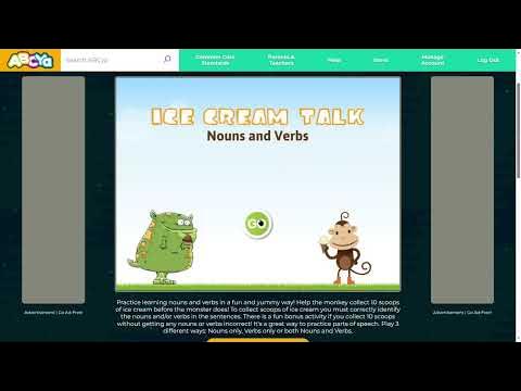 Ice Cream Talk Learn Nouns & Verbs in a Yummy Way • ABCya! Play by 9, 7 ...