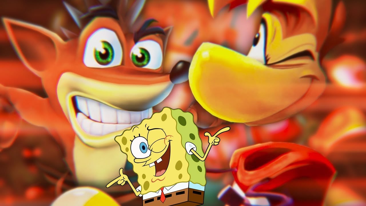 Rayman VS. Crash Bandicoot II [Batalha de Gigantes] | Bob Esponja REACT ...
