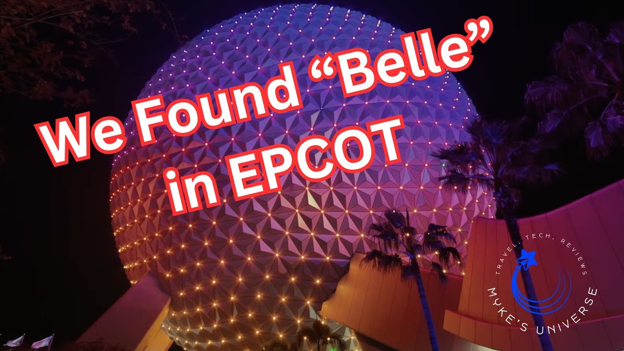 I Found The Real "Belle" at EPCOT - YouTube