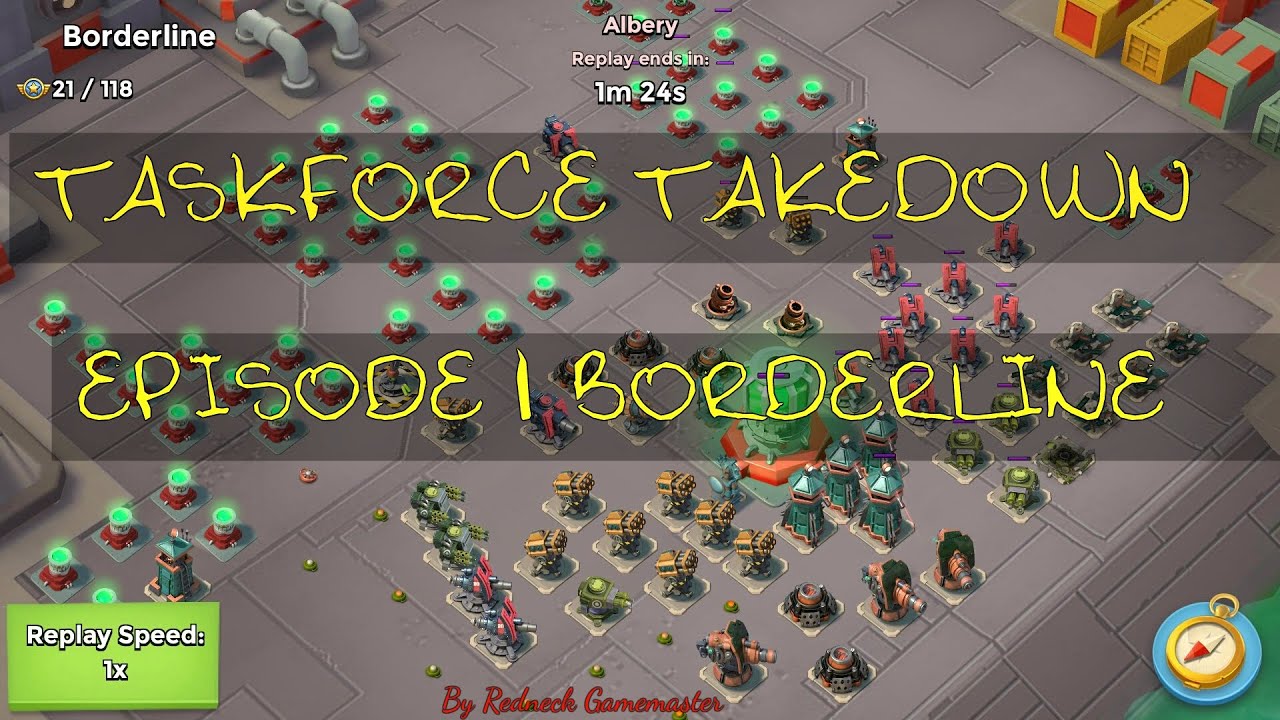 Boom Beach. Task Force Takedown Episode 1 attacking Borderline and ...